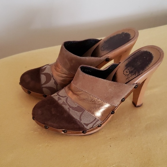 Coach | Shoes | Vintage Coach Clogs | Poshmark